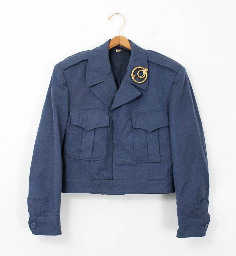 Vintage 1940s USAF jacket // early issue Air Force blues dress uniform ...