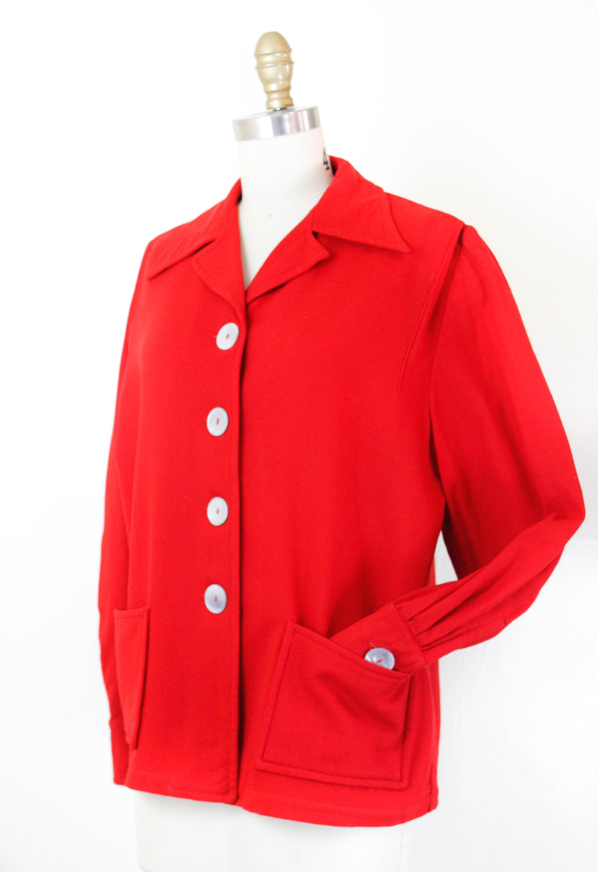 Vintage Pendleton 49er Red Letter Day 1950s Red Flannel Pendleton