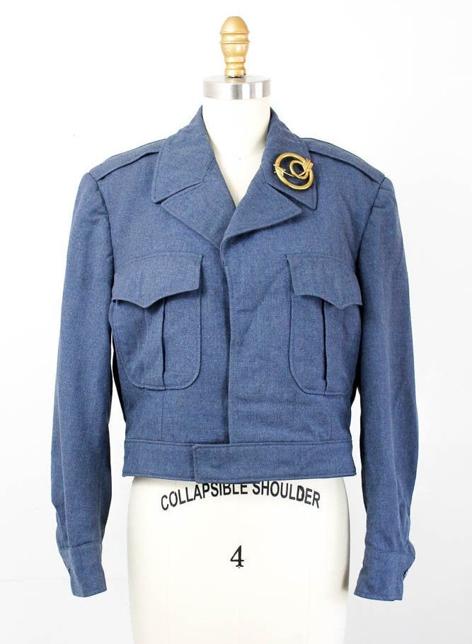Vintage 1940s USAF jacket // early issue Air Force blues dress uniform ...