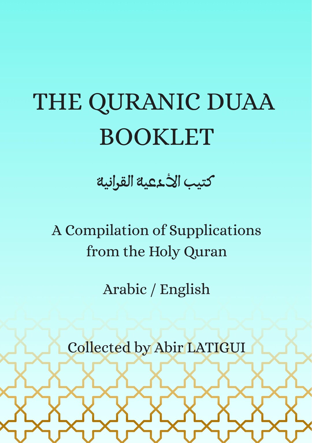 Duaa Booklet ( Digital Download ) - Etsy