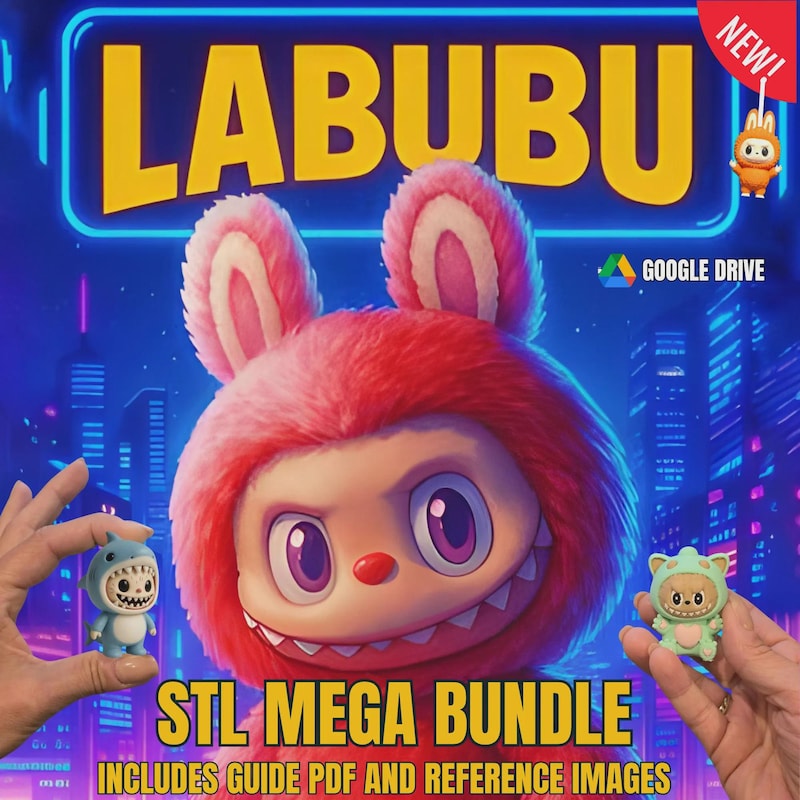 Labubu 3d Print Accessory - Etsy