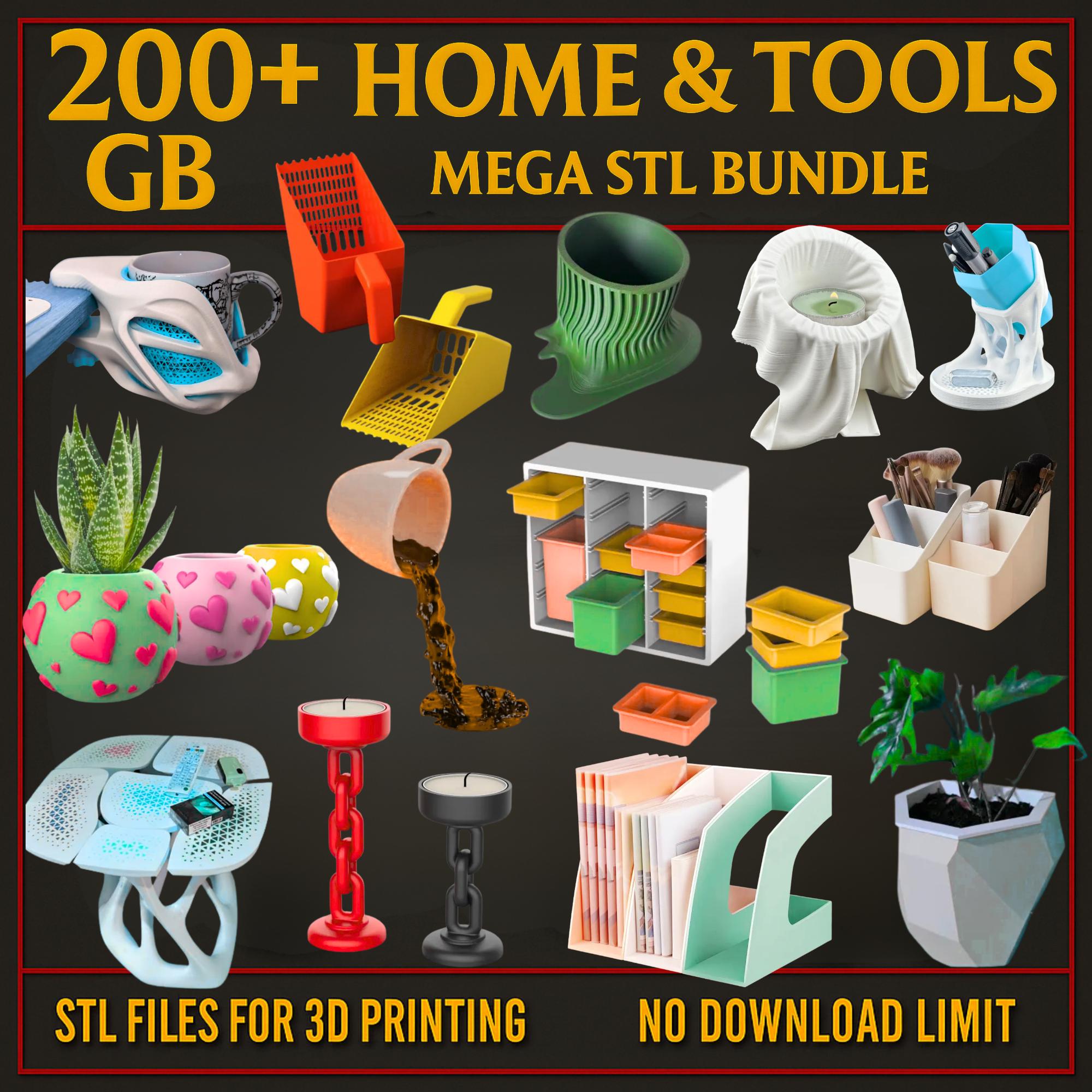 200GB+ Home & Tools 3D Print STL Bundle (digital Download) - Etsy