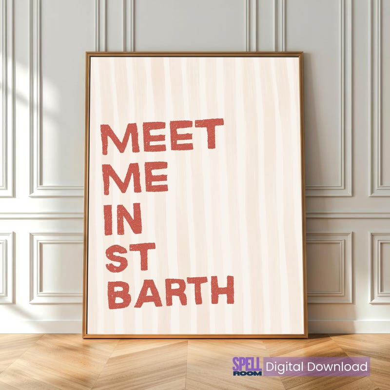 St Barth Travel Poster - Etsy