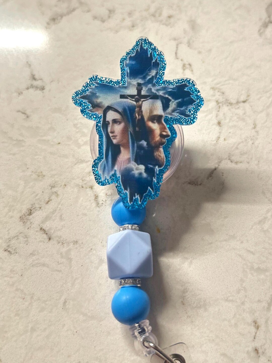 Mary & Jesus Badge Reel - Etsy