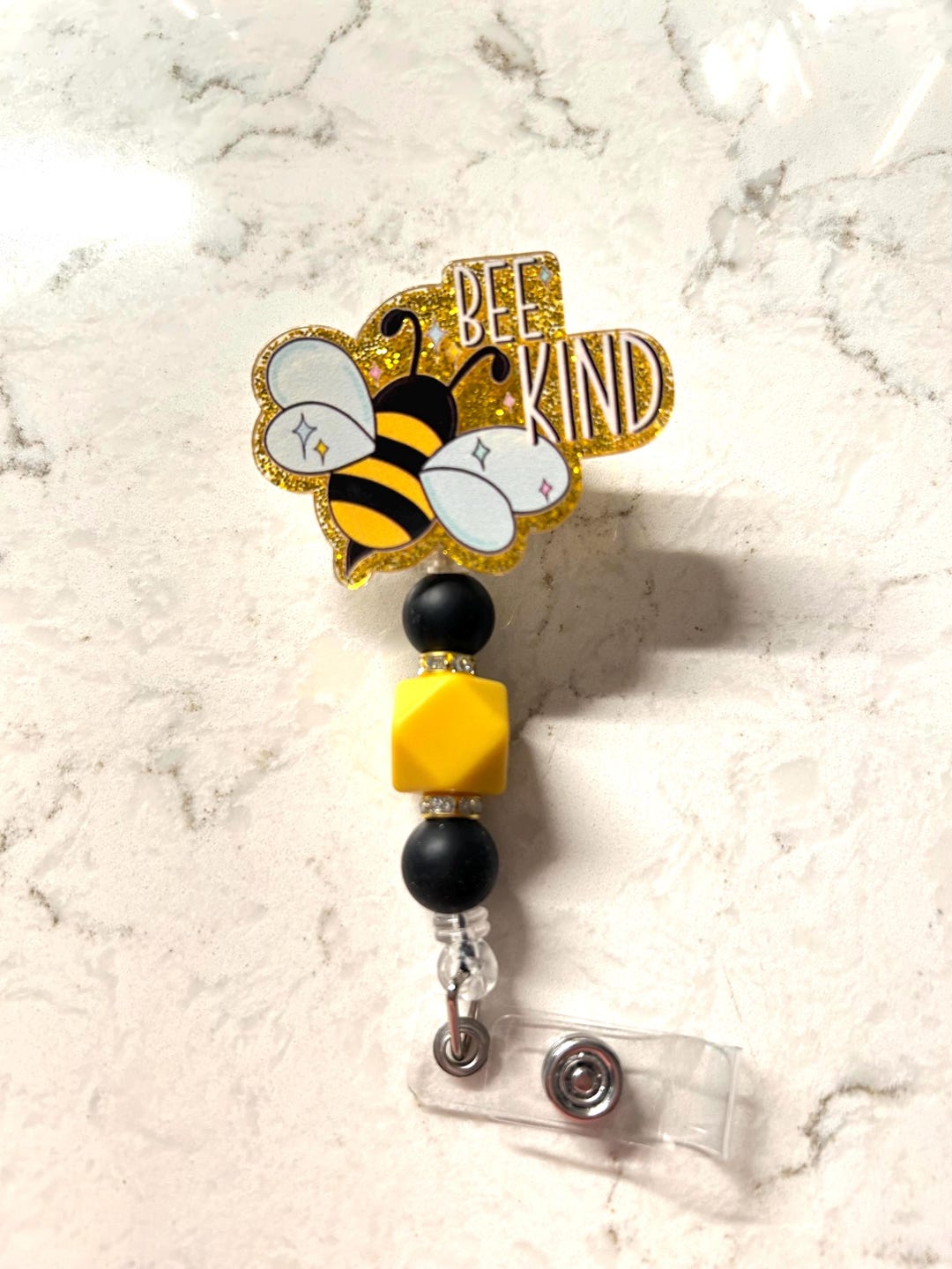 Bee Kind Retractable Badge Reel, Nurse ID Holder - Etsy