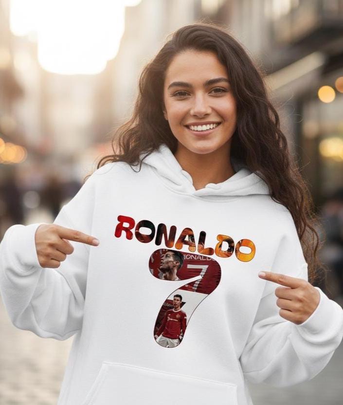 Ronaldo 7 PNG, Cristiano Ronaldo Typography Art, Football Legend Design ...