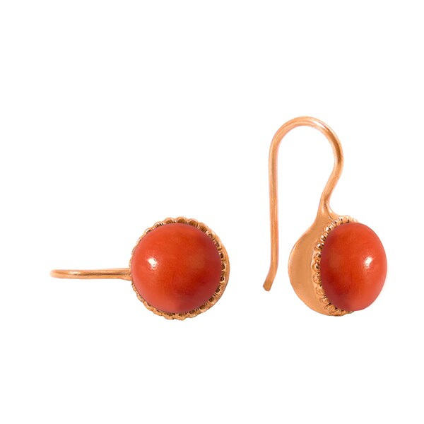 Coral Earrings - Etsy