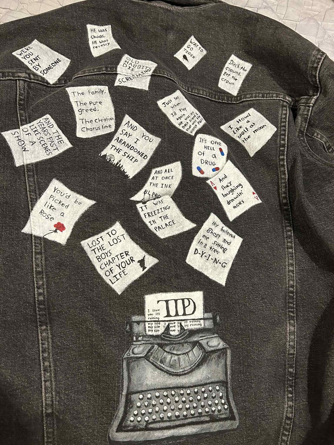 Custom Painted Denim Jackets - Etsy