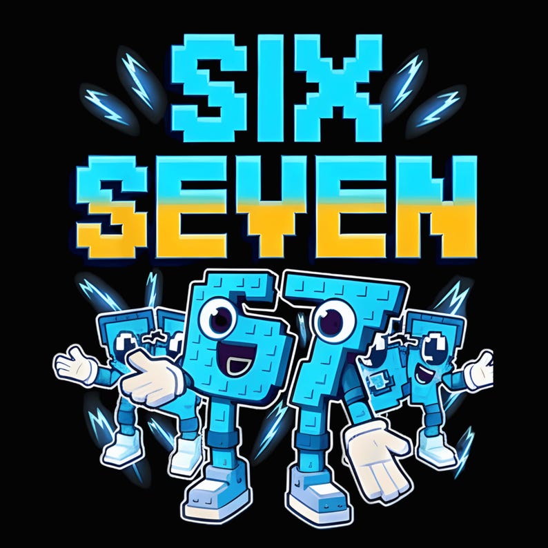 Steal a Brainrot Six Seven Italian PNG, Brainrot Kids Gaming Meme PNG ...