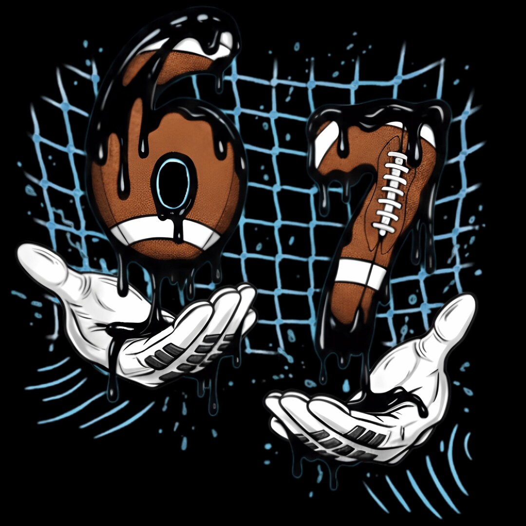 Soccer 67 Six Seven Funny Gen Alpha Meme Drip Png, Soccer 67 Meme Png ...
