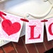 Valentines Day Decorations / Love Banners / Photo Prop / | Etsy