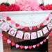 Valentines Day Decorations HUGS AND KISSES Banner | Etsy