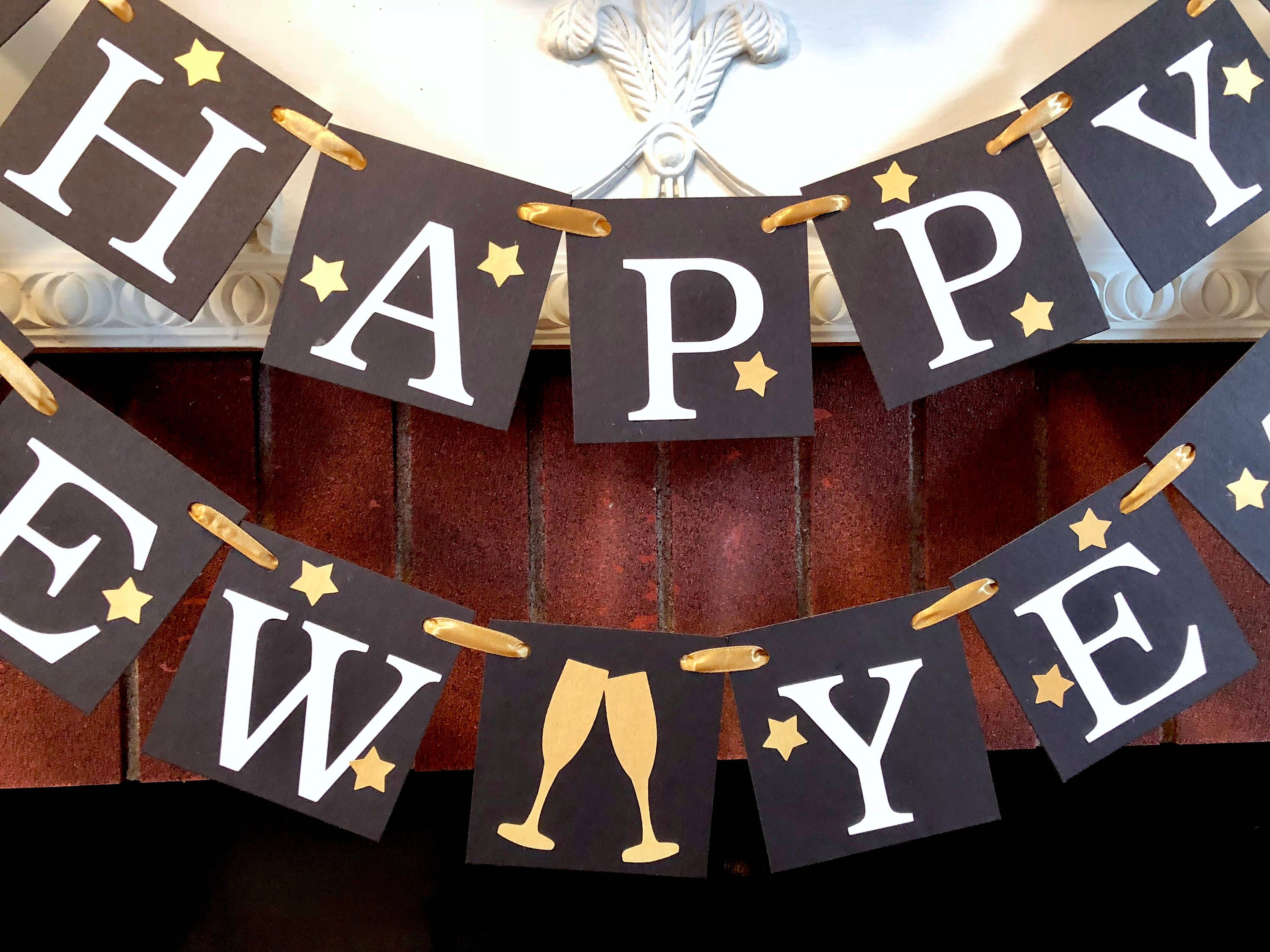 Happy NEW Year Banner New Years Eve Party Decorations New - Etsy