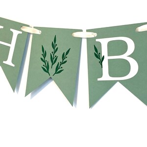 Sage Green 'oh Baby' Banner: Gender Neutral Baby Shower Decor - Etsy