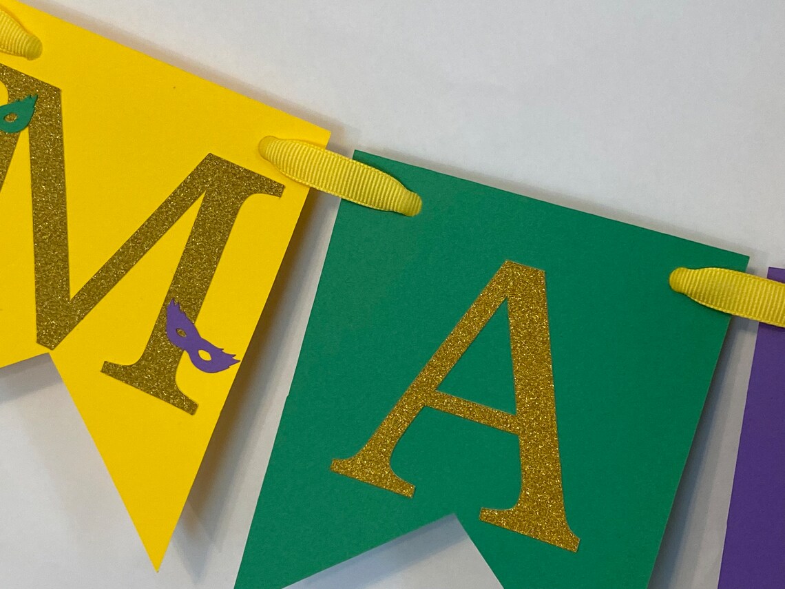Mardi Gras Decorations Mardi Gras Banner Mardi Gras Party - Etsy