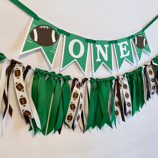 First Year Down Football Birthday - Etsy