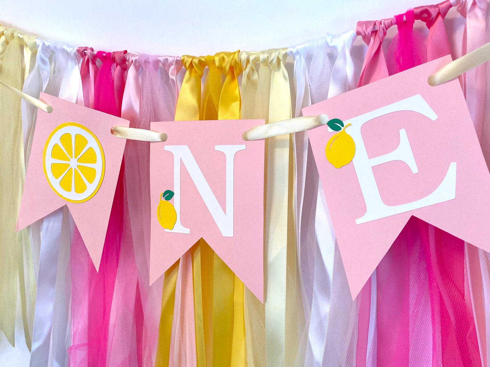 Lemon First Birthday Decorations High Chair Tutu Lemon ONE - Etsy