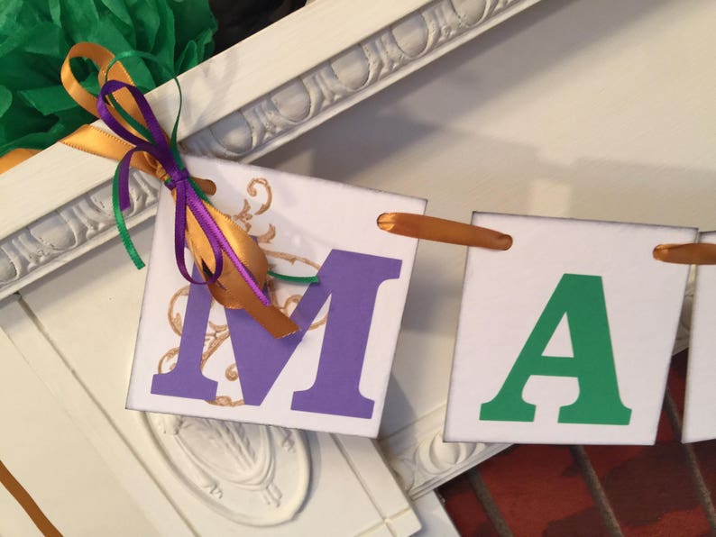 Mardi Gras Decorations Mardi Gras Banner Mardi Gras Party | Etsy