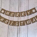 Rustic Christmas Decorations Merry Christmas Banner - Etsy