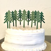 Fondant Tree Cake Toppers - Etsy