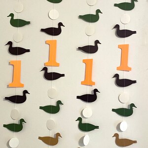 Duck Hunting 1st Birthday Decorations Mallard Garlands Duck - Etsy