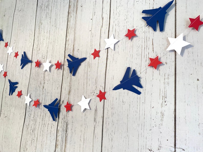 Fighter Jet Party Decorations Military Graduation Banner - Etsy