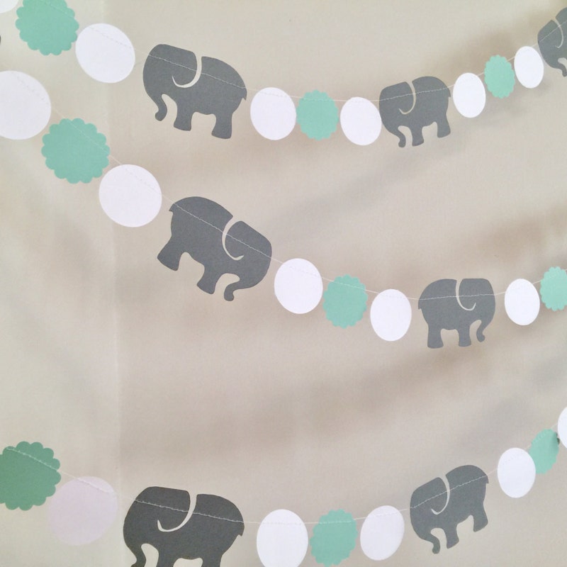 Elephant Garland - Etsy