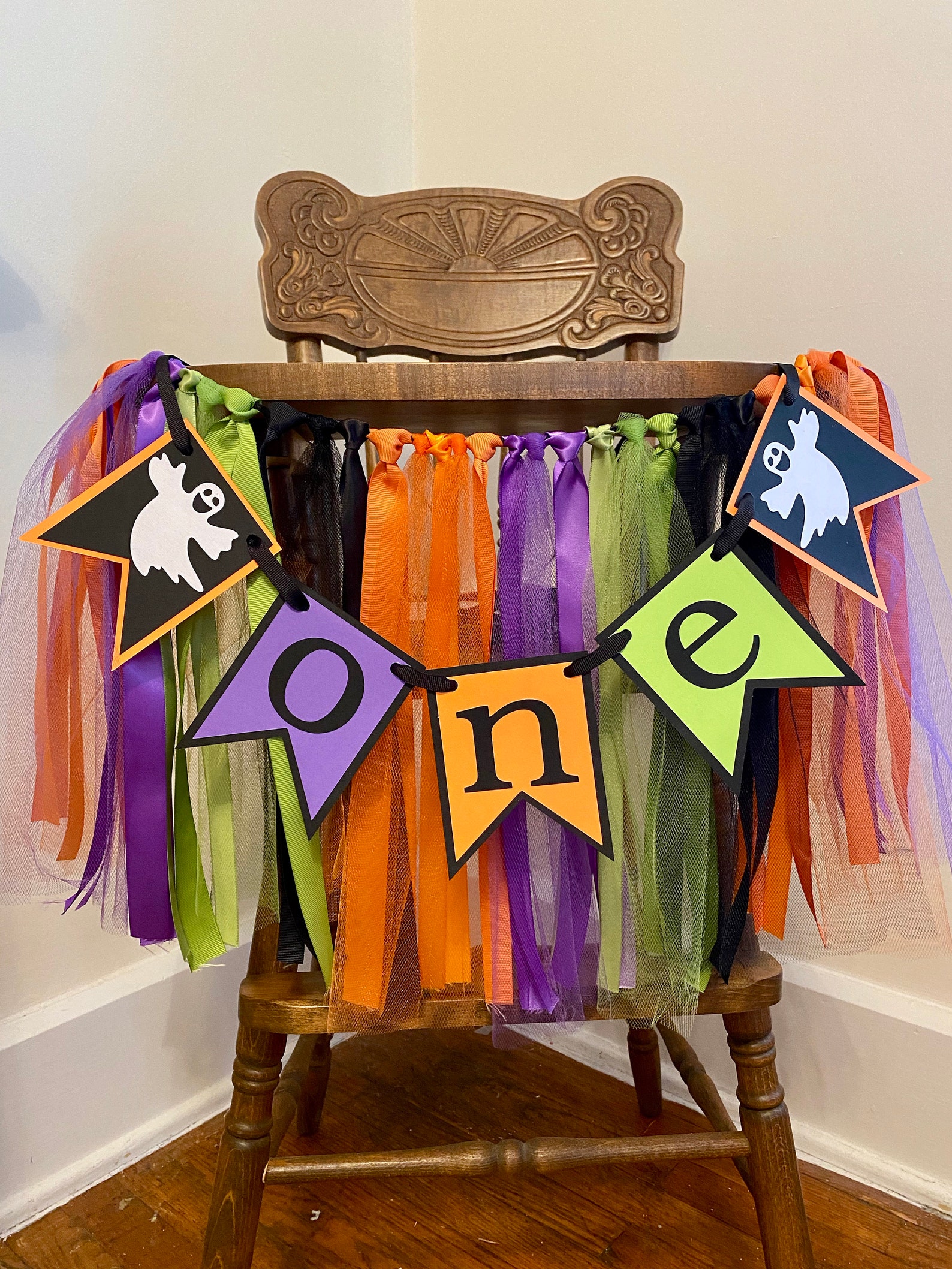 Halloween First Birthday Decor Spooky 1st Birthday Backdrop | Etsy