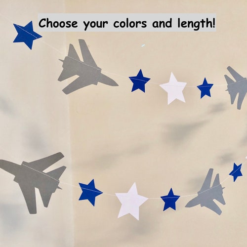 Fighter Jet Party Decorations Military Graduation Banner - Etsy