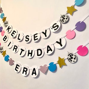 In My Birthday ERA Decorations, Friendship Bracelet Birthday Banner ...