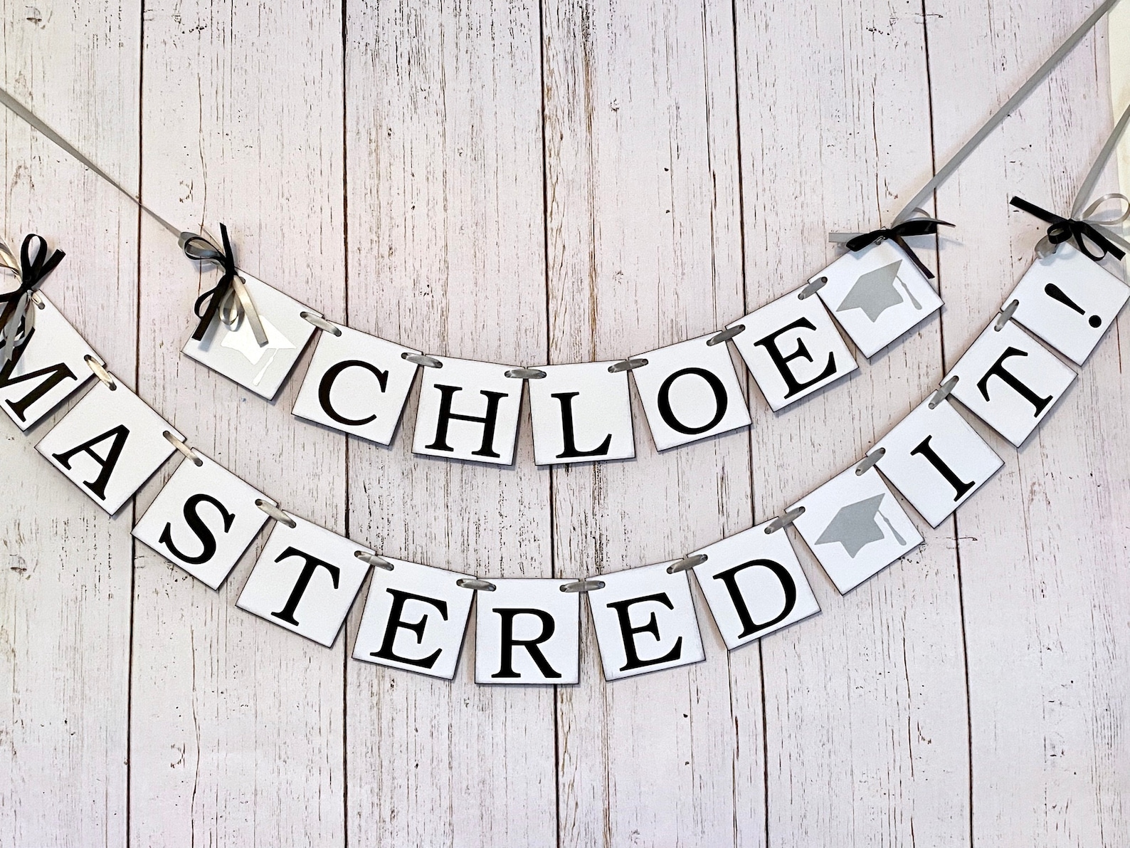 Masters Degree Graduation Banner Graduation Decoration | Etsy