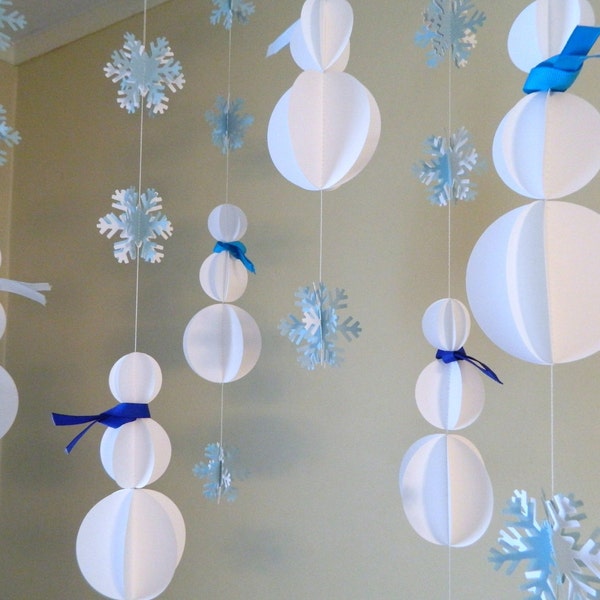 Snowman Banner - Etsy