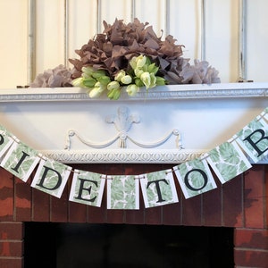 Tropical Bridal Shower Decorations / Bride to Be Banner / Luau Monstera ...