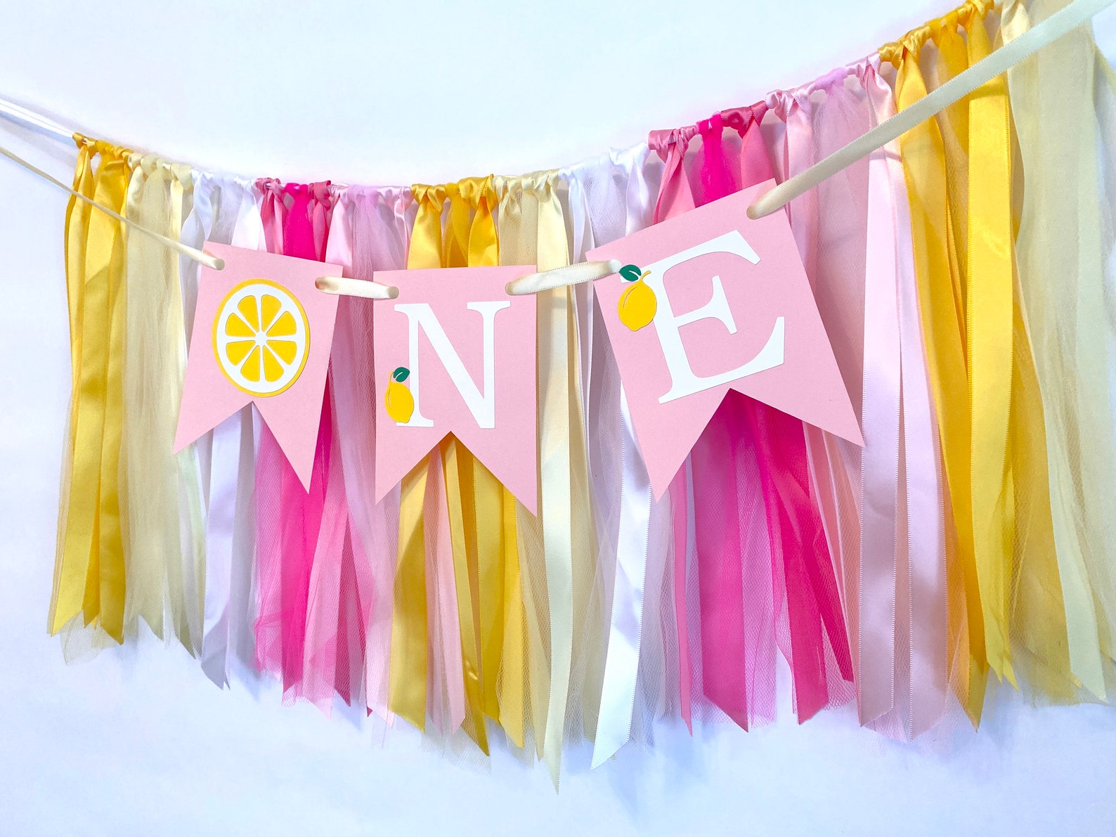 Lemon First Birthday Decorations High Chair Tutu Lemon ONE - Etsy