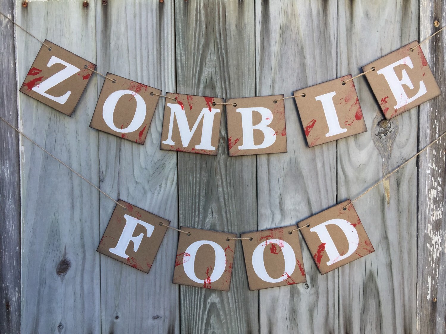Halloween Decorations Zombie Banner Halloween Party Decor - Etsy