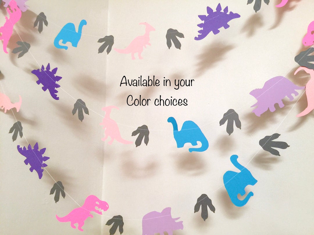 Girls Dinosaur Birthday Party Decorations Dinosaur Baby - Etsy