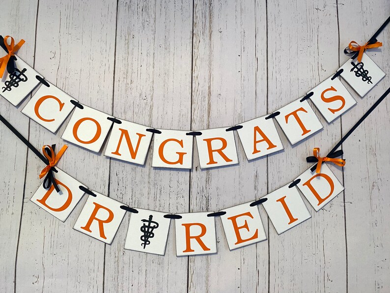 Veterinarian Doctor Graduation Banner Vet Graduation Decor | Etsy