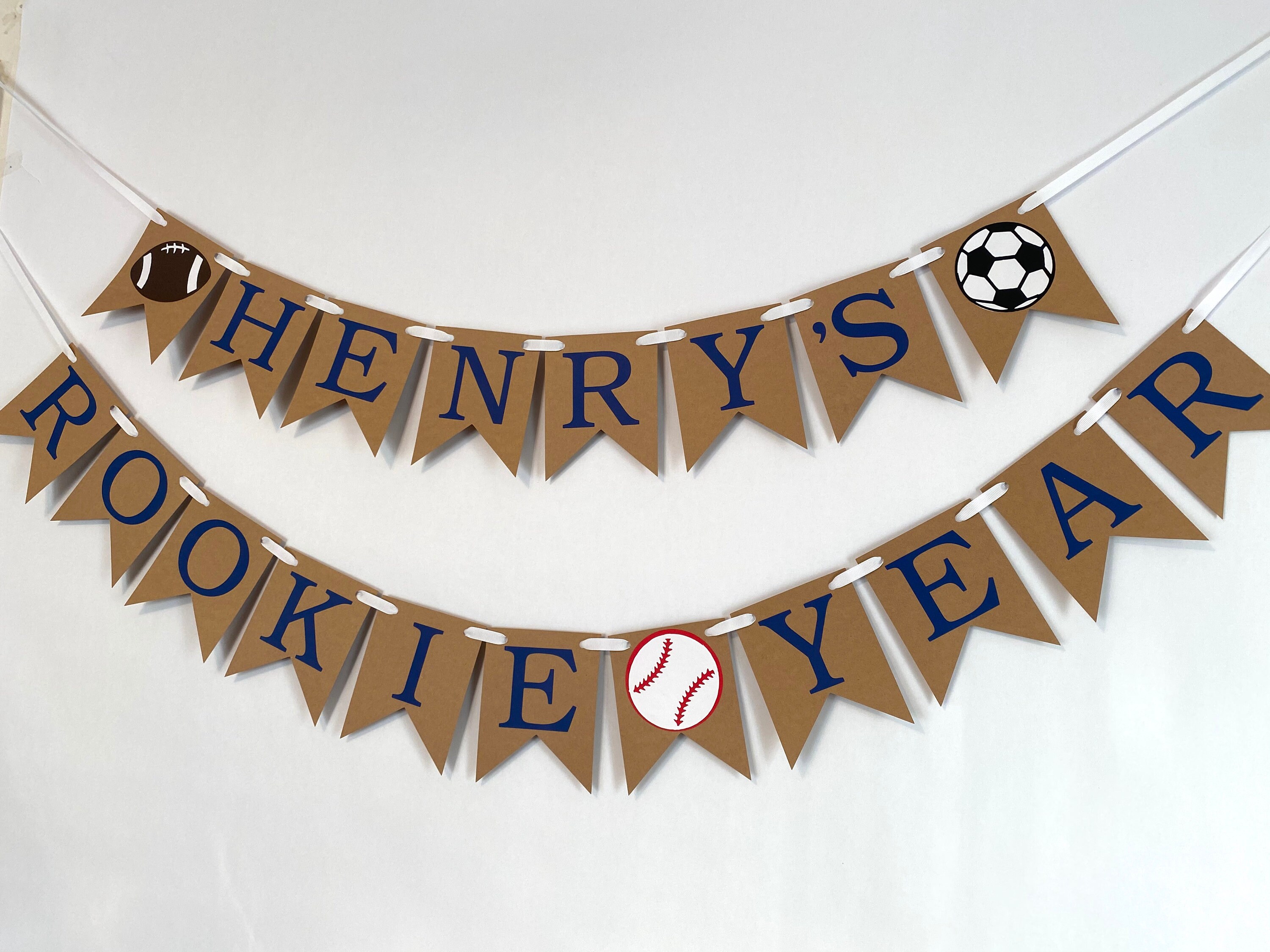 Custom Rookie Year Banner Baseball Rookie Year Football | Etsy