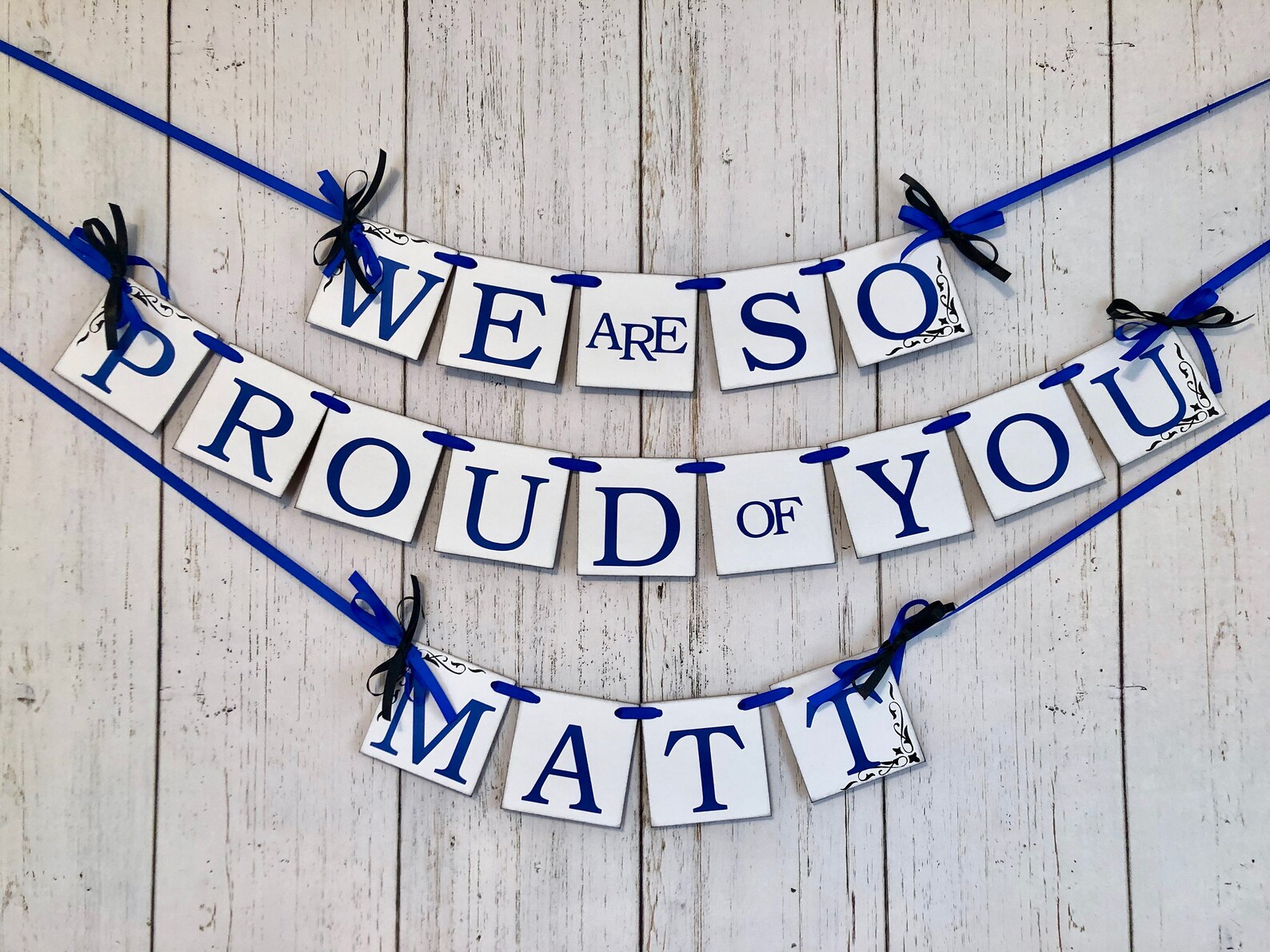 Graduation Party Decorations We Are so Proud of You Banner - Etsy