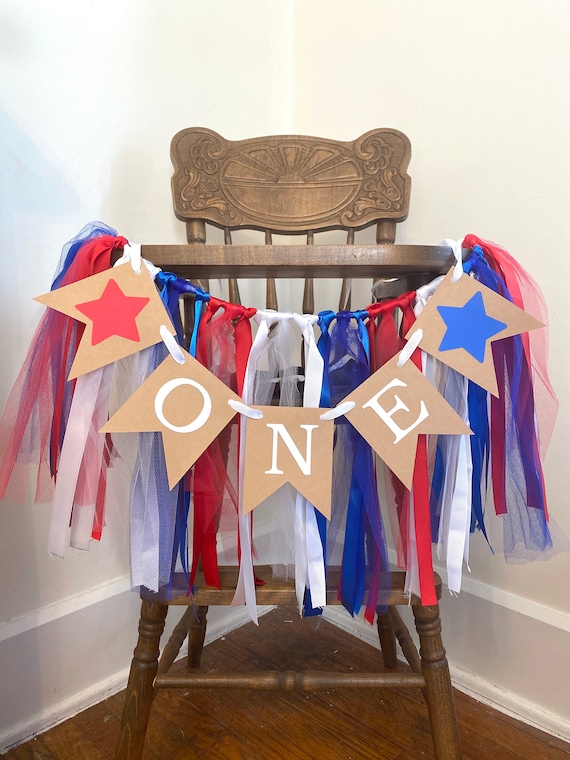 Fourth of July First Birthday Decorations Little Firecracker 1st ...
