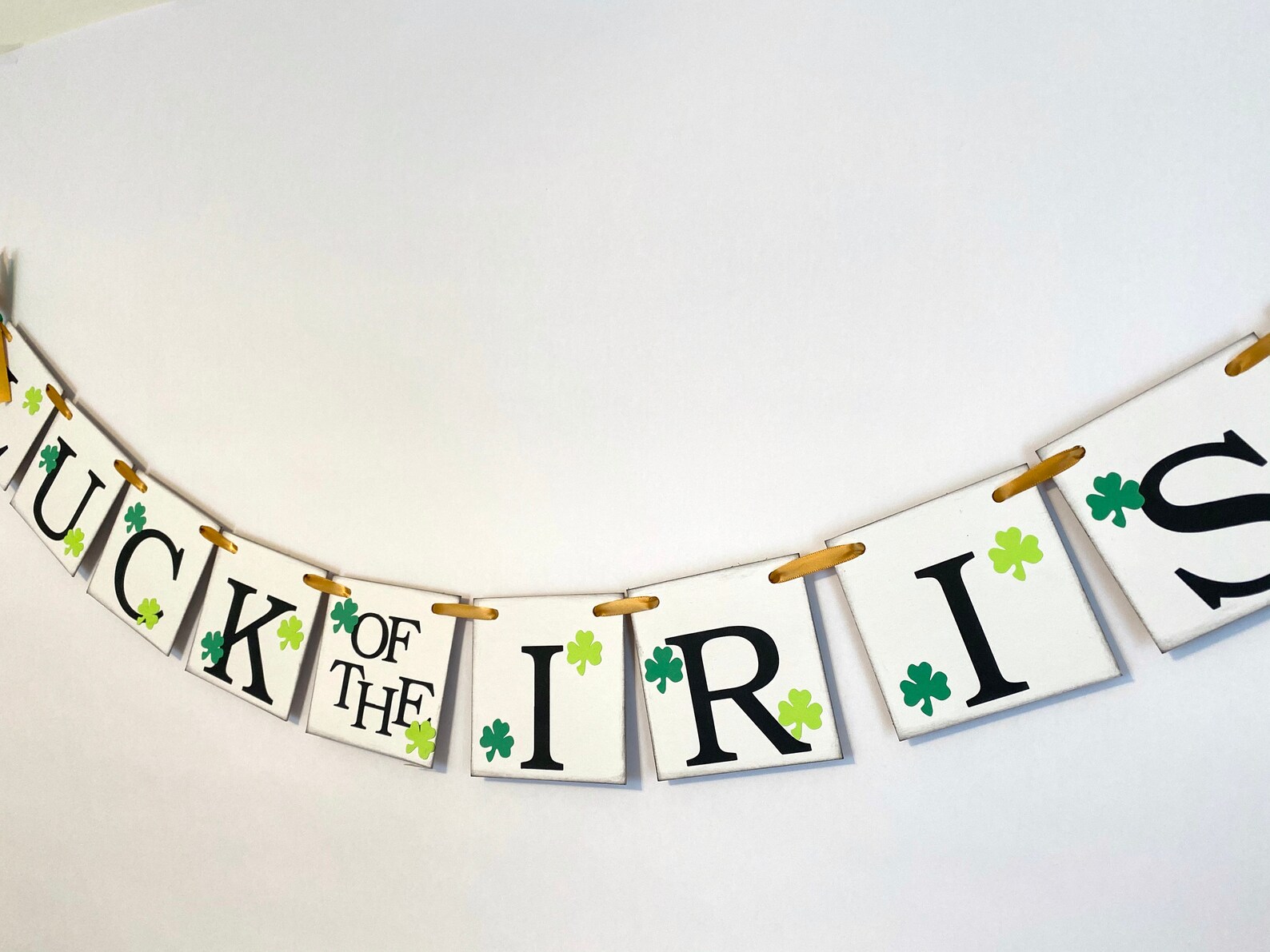 Luck of the Irish Banner St Patrick's Day Decorations Irish Garland ...