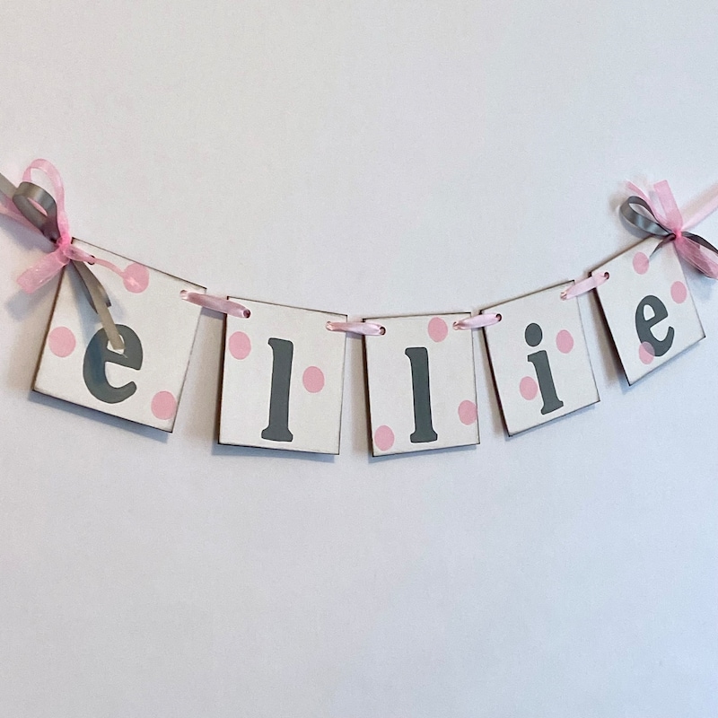 Baby Name Banner - Etsy