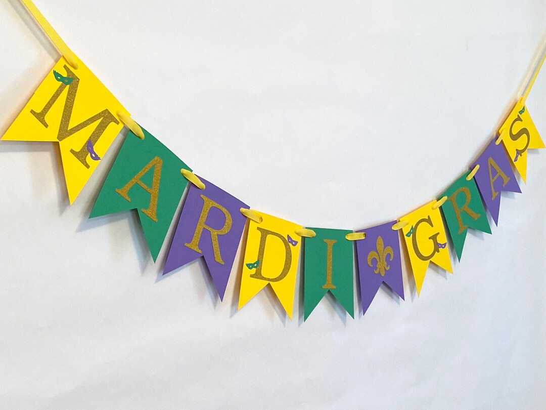 Mardi Gras Decorations, Mardi Gras Banner, Mardi Gras Party Decoration ...