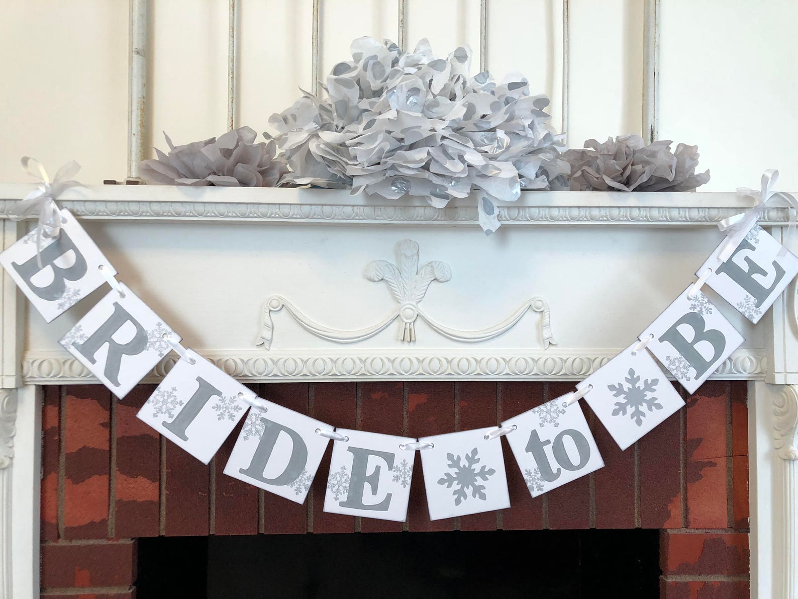 Winter BRIDAL SHOWER Decorations Snowflake Bride to Be | Etsy