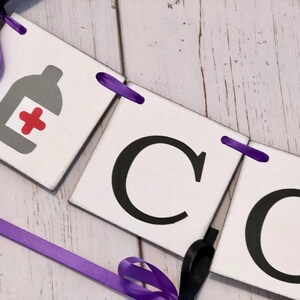 Pharmacist Graduation Decor - Doctor Banner - Congrats Name Banner ...