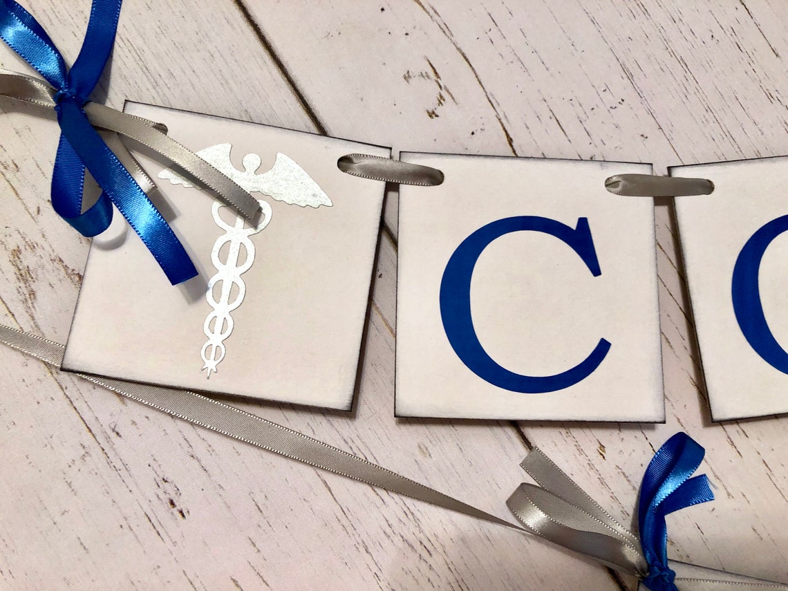 Doctor Graduation banner Medical Graduation decoration | Etsy