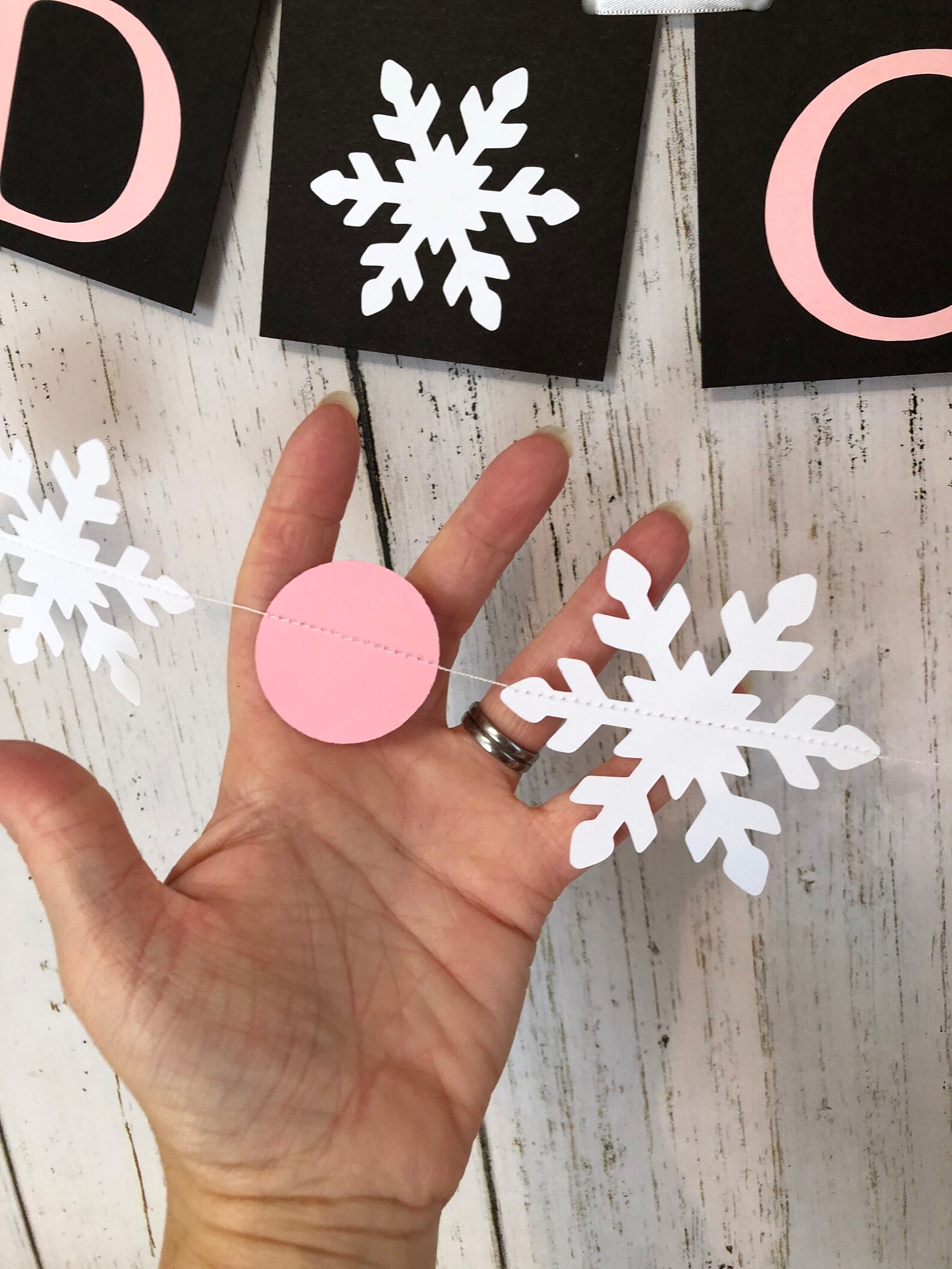 Baby Its Cold Outside Baby Shower Pink Little Snowflake Baby - Etsy