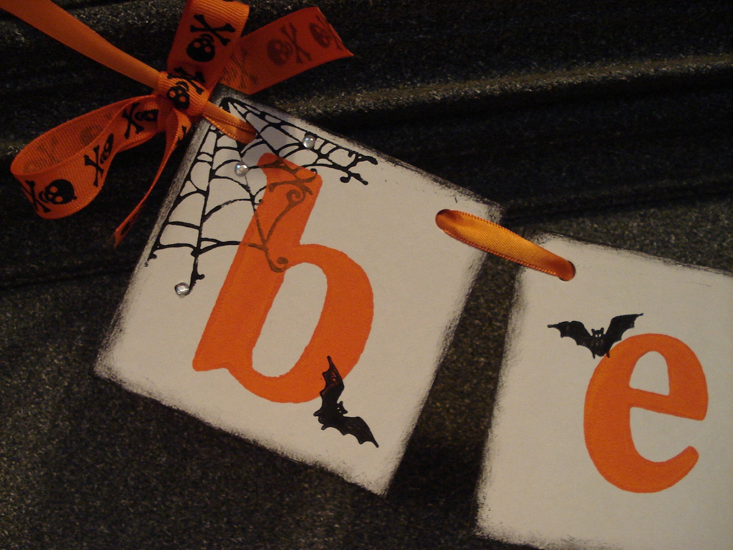 Halloween Banner Halloween Decorations BEWARE Halloween - Etsy