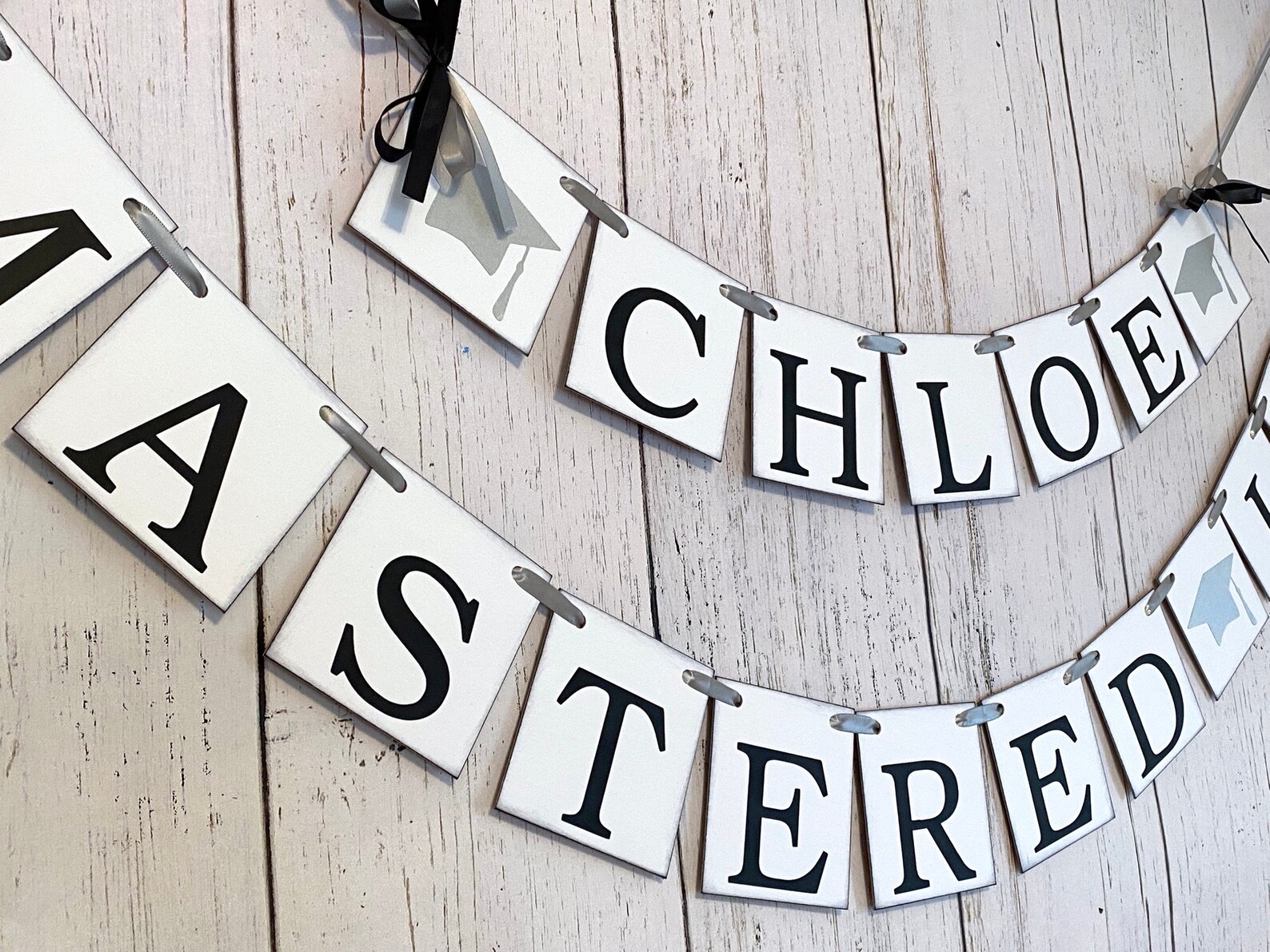 Masters Degree Graduation Banner Graduation Decoration | Etsy