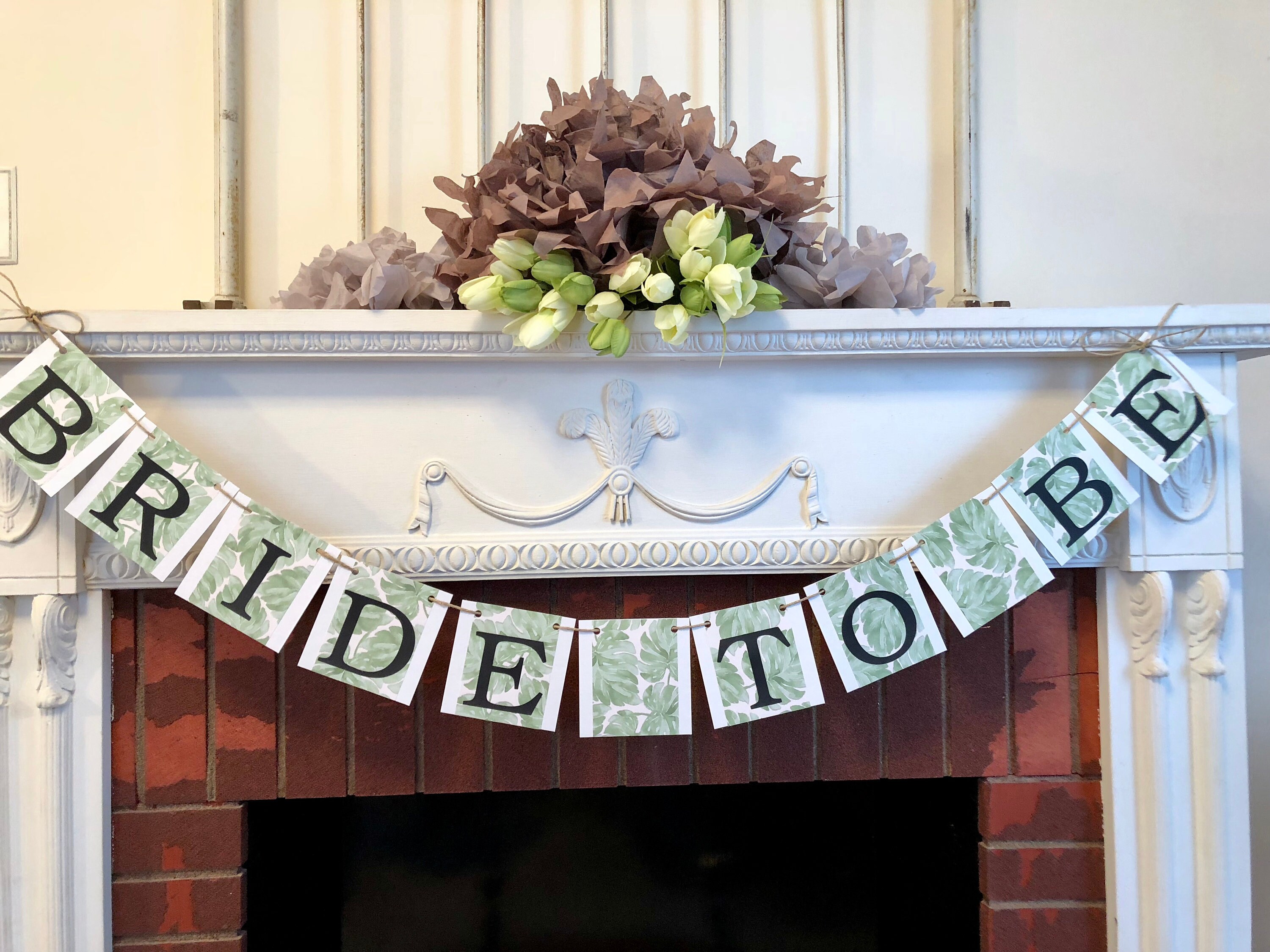 Tropical Bridal Shower Decorations / Bride to Be Banner / Luau | Etsy